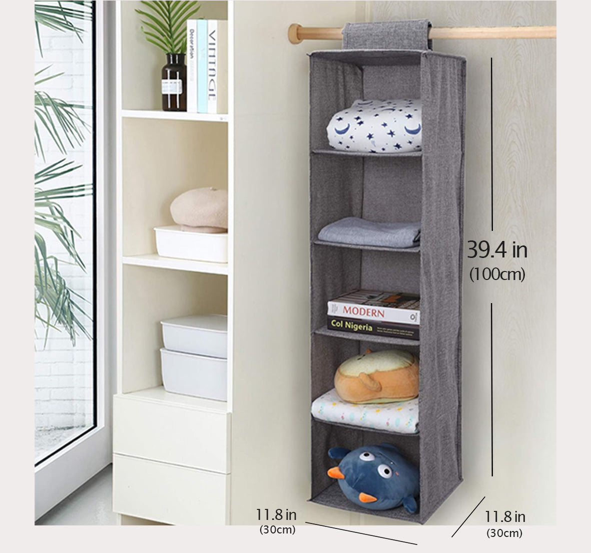 5 Cell Hanging Organizer – Home Aesthetics