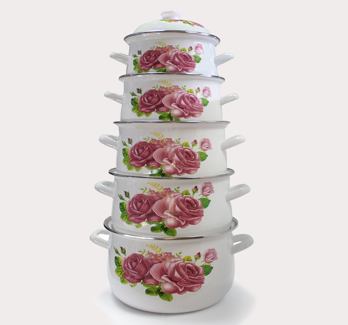 5pc Ceramic Pot Set – Home Aesthetics